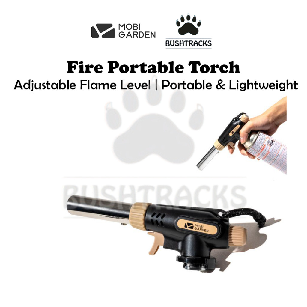 Mobi Garden Adjustable Butane Torch Gun Butane Fire Burner Portable ...
