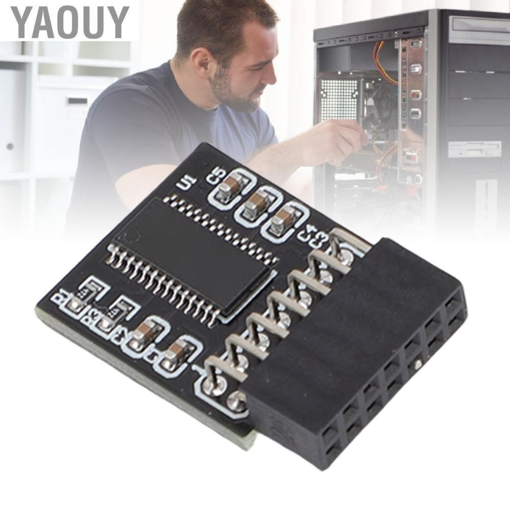 Yaouy Encryption Security Board LPC Interface 14Pin TPM2.0 Module Wide Compatibility Easy To ...