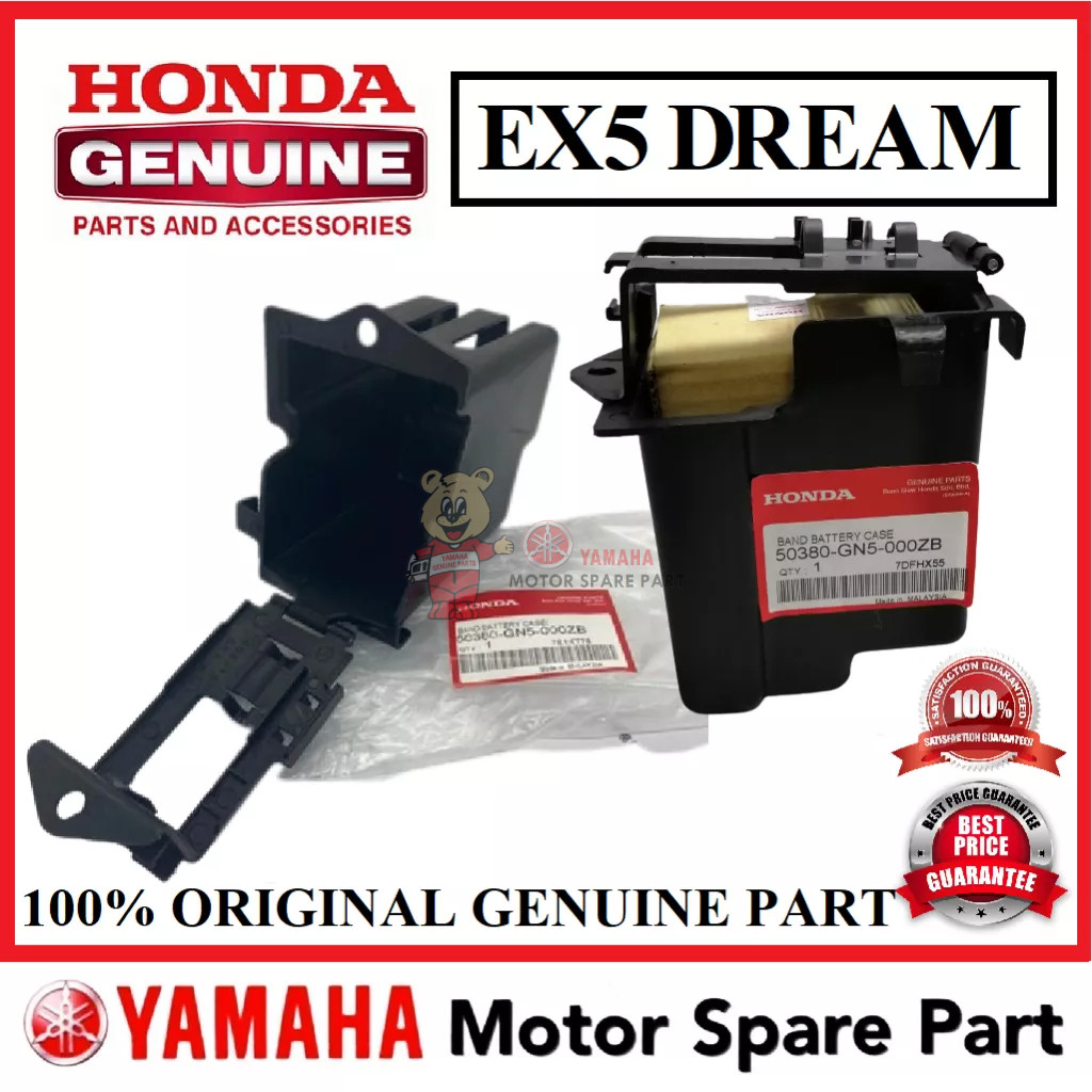 100% ORIGINAL EX5 BATTERY BOX ASSY 0 50380-GN5-000ZB KOTAK BATERI PETI ...