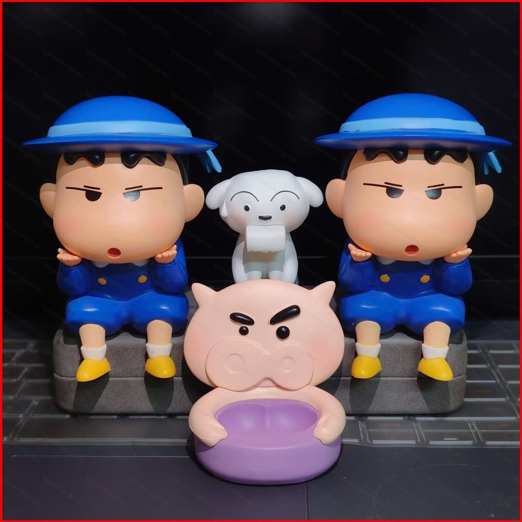YTS Crayon Shin-chan Action Figure Shinnosuke Nohara Pull stinky smelly ...