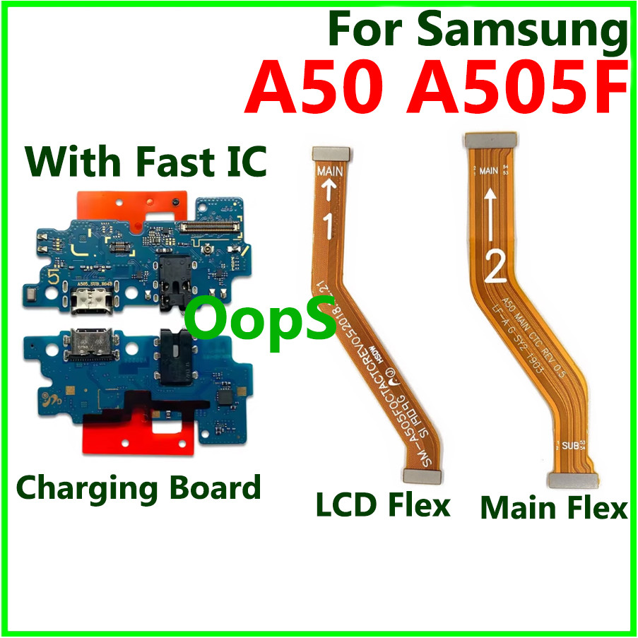 For Samsung A50 A505 USB Charging Main Board Dock Port LCD Display ...