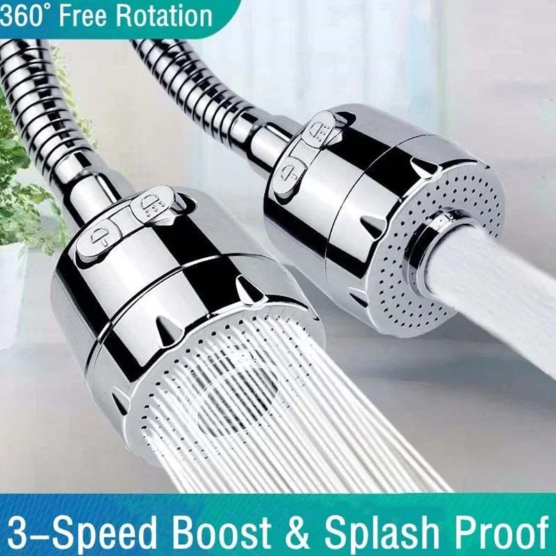 Water-Saving Shower Faucet Increase The Pressure Rotates 360 Degree ...