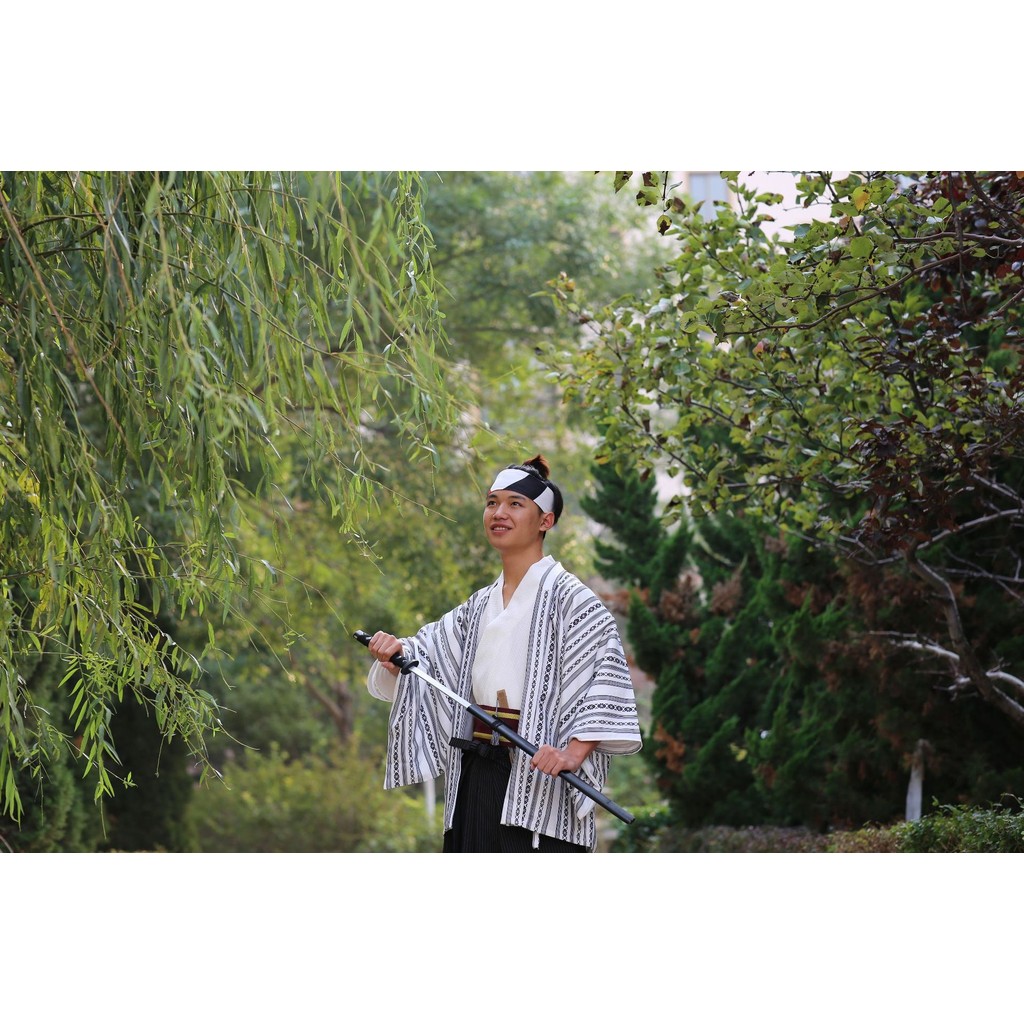 Men's Kimono Formal Suit Haori Kimono Traditional Samurai Kimono Formal ...