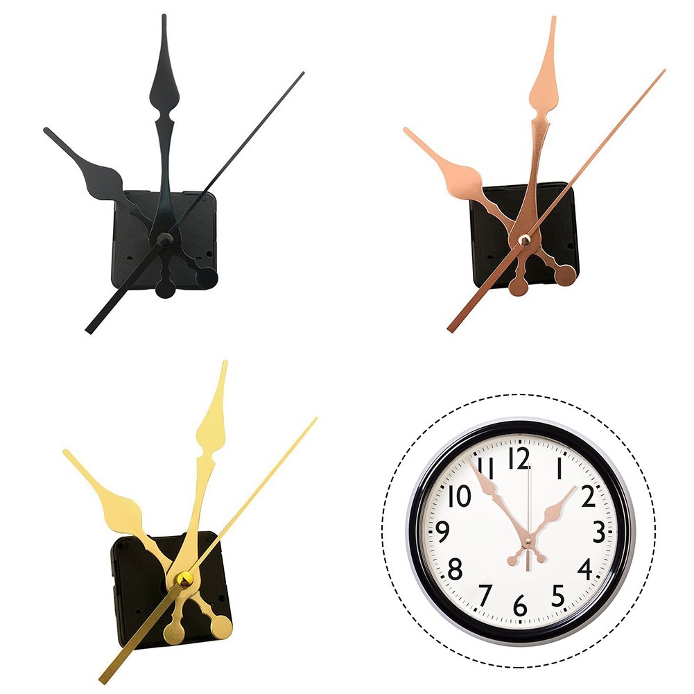 [Heaven] DIY Quartz Clock Mechanism Motor Movement Long Hands Kit Wall ...