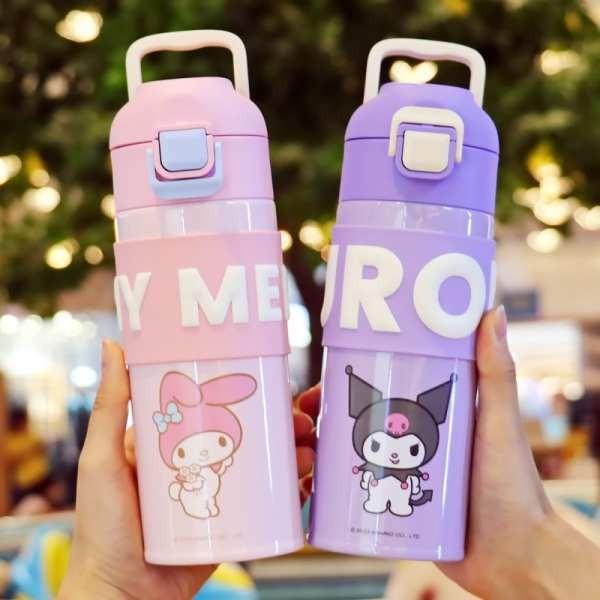 botol air tahan sejuk kuromi tumbler tahan sejuk tumbler tahan sejuk kuromi Cawan termos kanak ...
