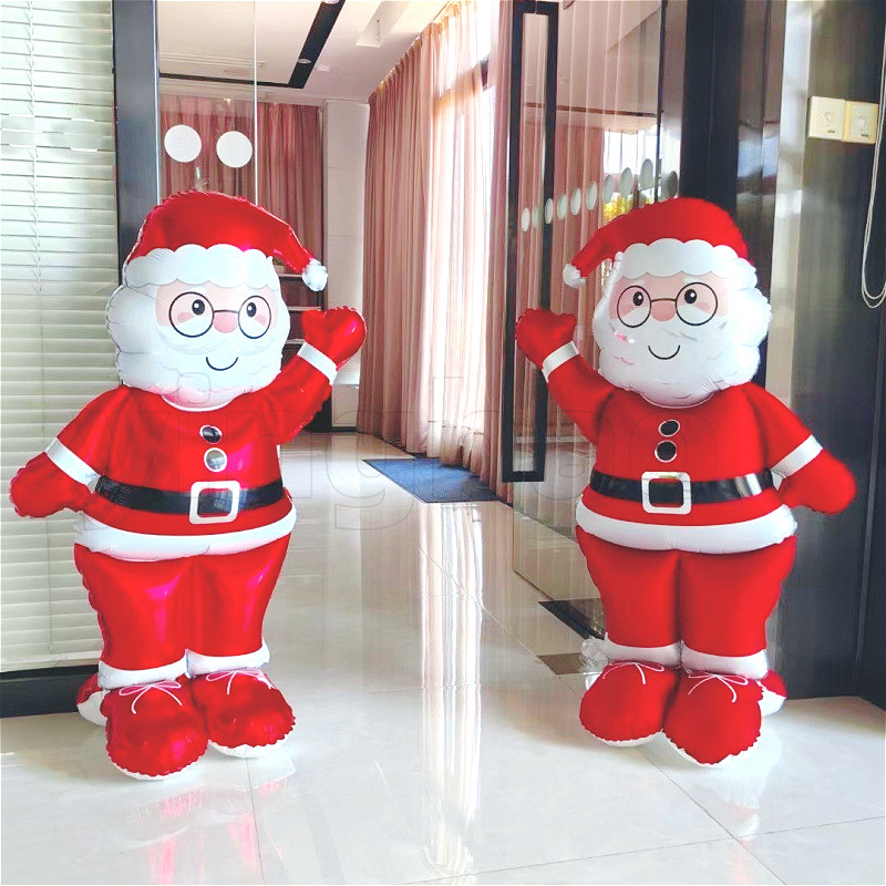 Santa Claus Foil Balloons - Extra Large 60 Inch Santa Claus Balloons ...
