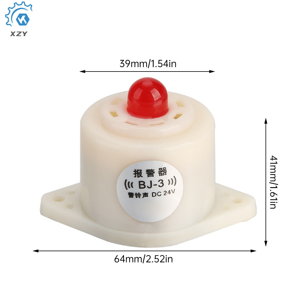 LZQ-3D AC220V/DC24V/DC12V Flash Electronic Buzzer Sound and Light Alarm ...
