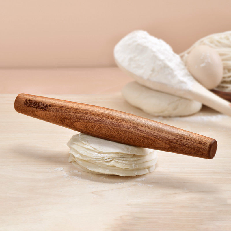 Solid Wood Rolling Pin Household Two-Headed Sharp Noodle Pin 2023 ...