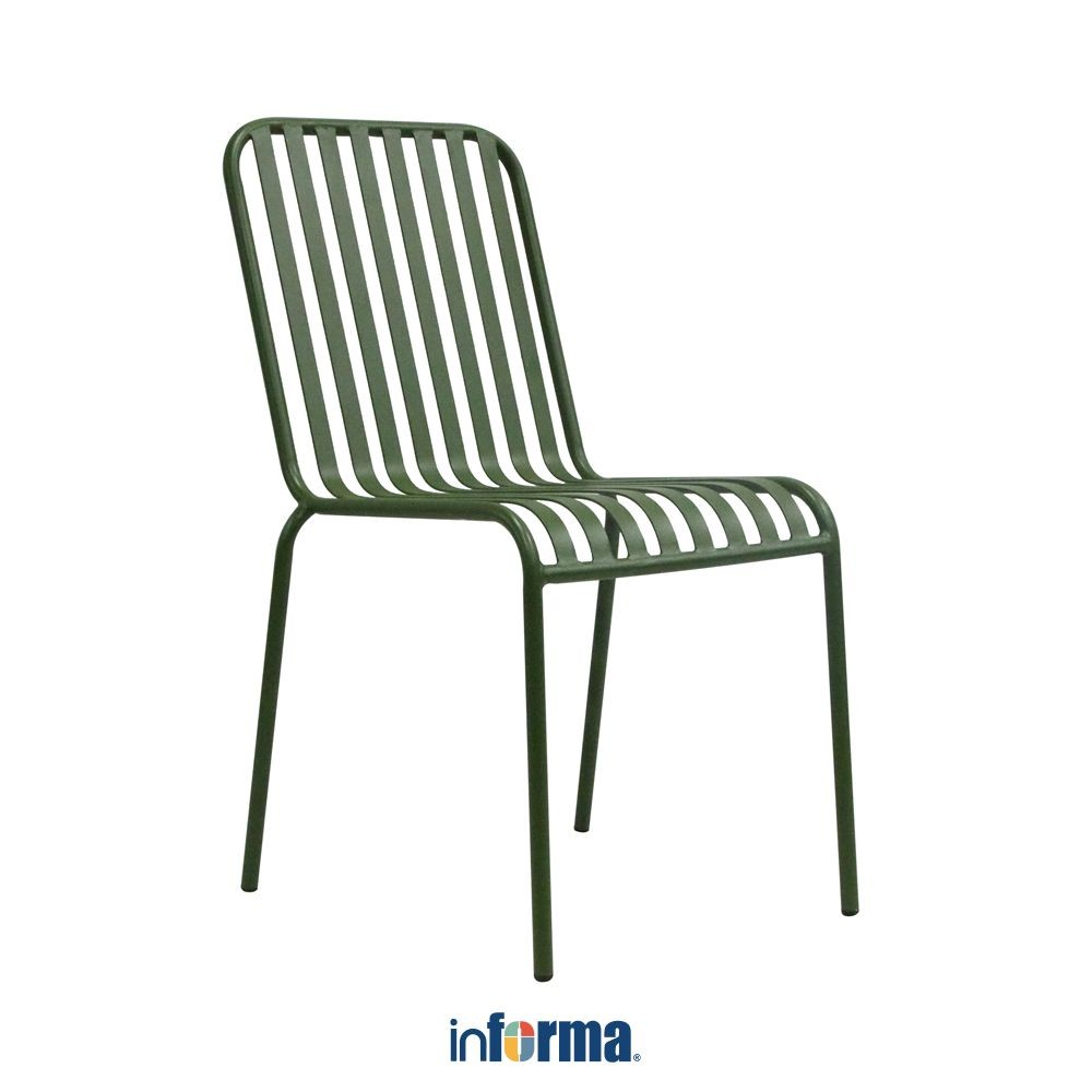 HIJAU Informa Fawn Patio Chair - Green Balcony Chair Multipurpose ...