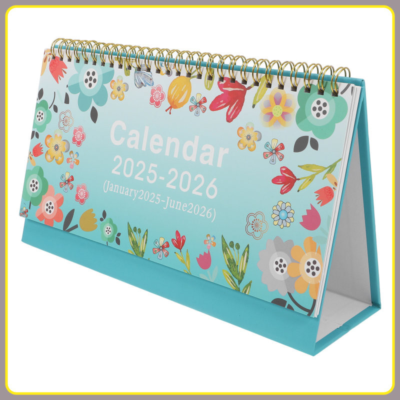 Small Calendar Office Desk Standing Table 2025 Calendars Mini Monthly ...