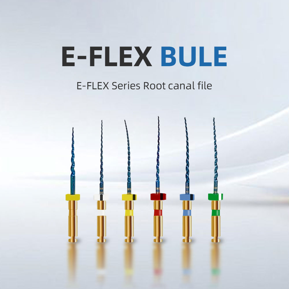 Eighteeth E-FLEX BULE Dental root canal file Safety Non-cutting Tip ...