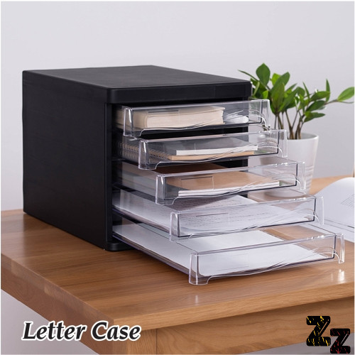 Plastic Letter Case 4 Tier 5 Tier | Document Drawer | Letter Tray ...