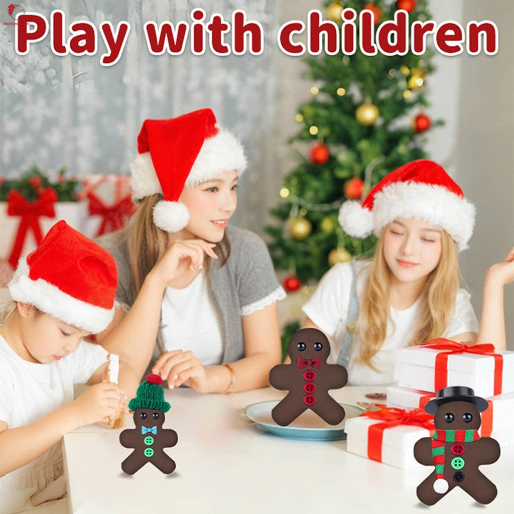 Gingerbread Man Craft for Kids Creative Air Dry Modeling Clay Indoor ...