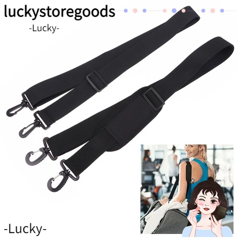 LUCKY Bag Strap, Adjustable Nylon Shoulder Bag Strap, DIY Black Handbag ...