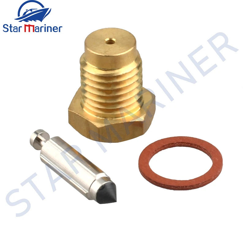 6E8-14390-12 Needle Valve Assembly For Yamaha Outboard Motor 2T 8HP 9.9HP 15HP 6E8-14390 6E8 ...