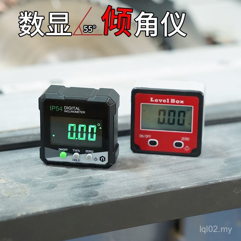 Digital Display Inclinometer Electronic Angle Ruler with Magnetic Level ...