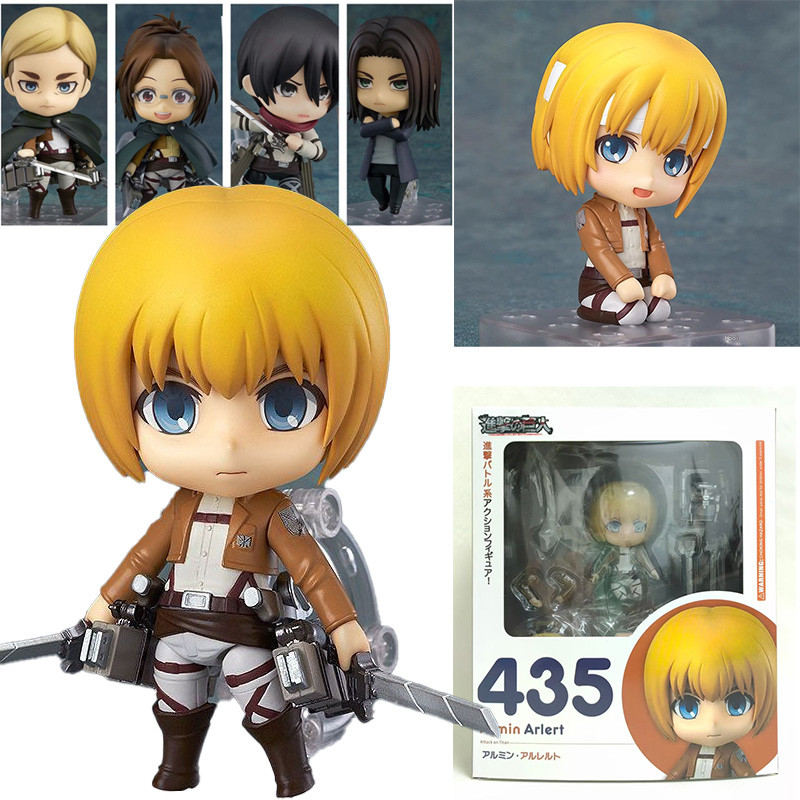 Anime Attack on Titan Nendoroid Action Figure #435 Armin Arlert Face ...