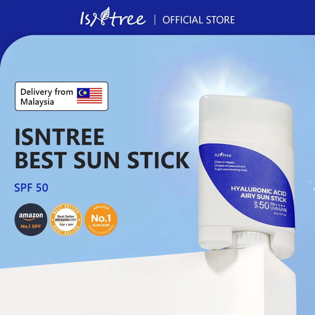 Isntree Hyaluronic Acid Airy Sun Stick 22g | Shopee Malaysia