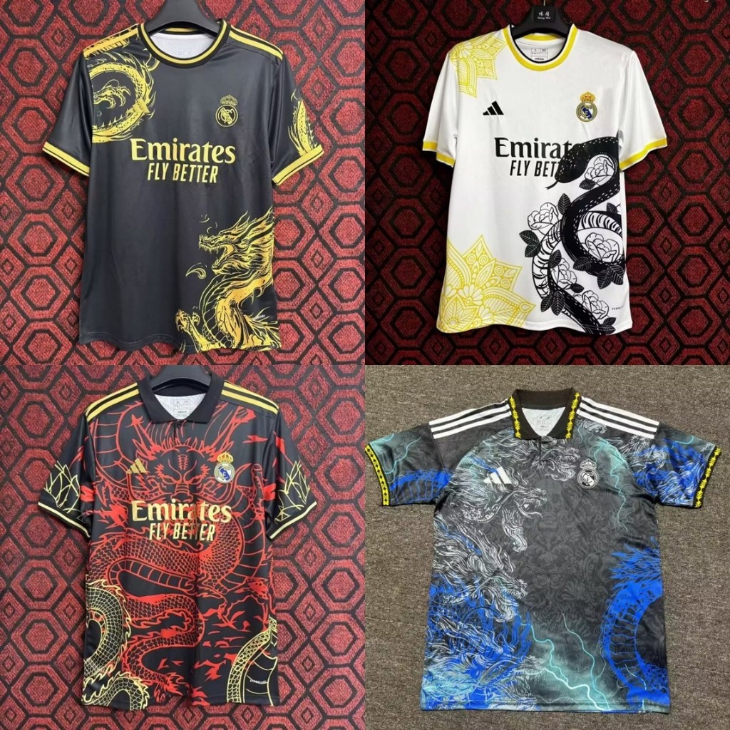 Fan Issue 24/25 Real Madrid Jersey Special Edition PO Lightning Dragon ...
