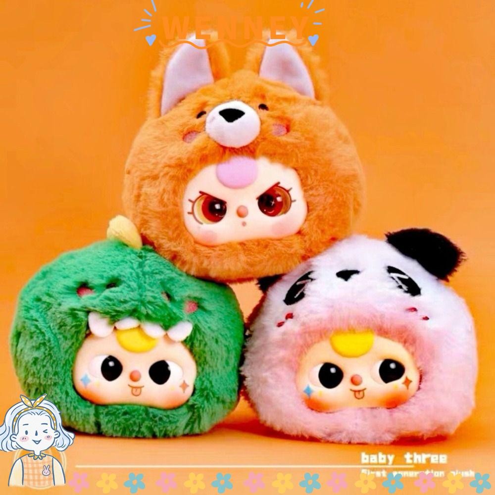 WENNEY Take Me Go Out Plush Zipper Bag, Baby Three V1 Animal Party ...