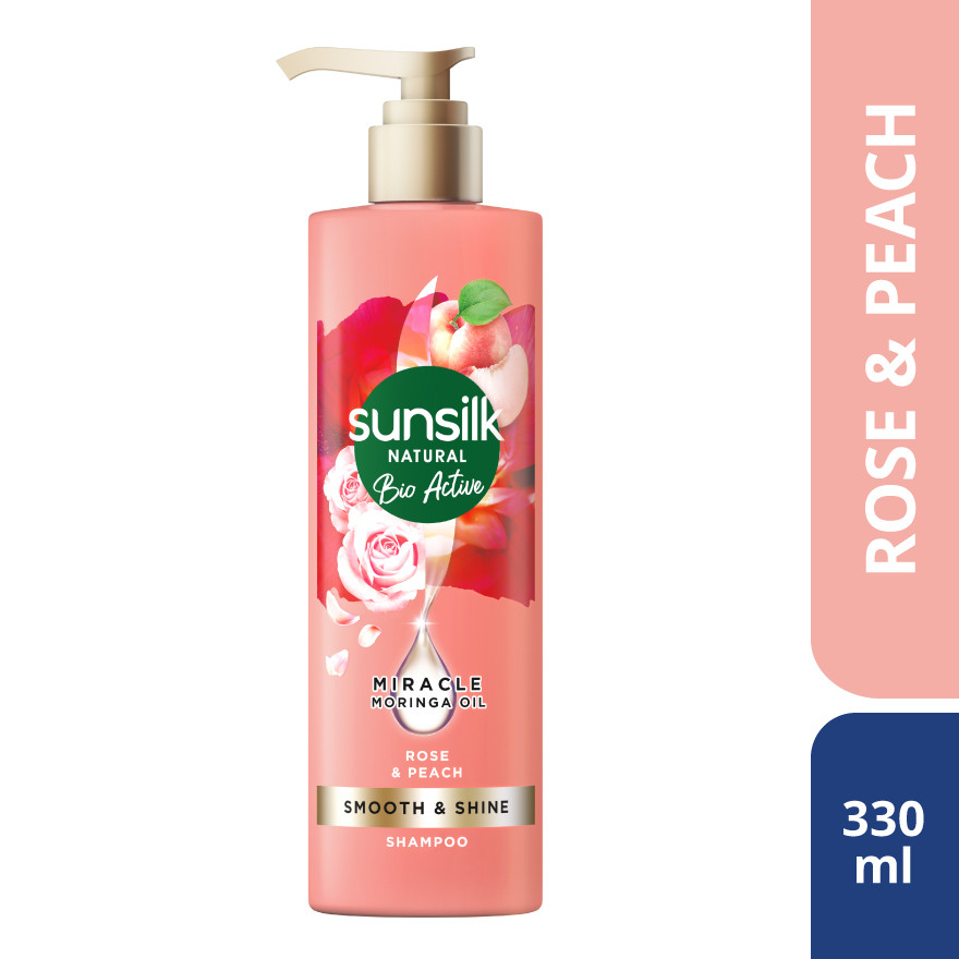 SUNSILK Natural Bio Active Smooth & Shine Shampoo 330ml | Shopee Malaysia