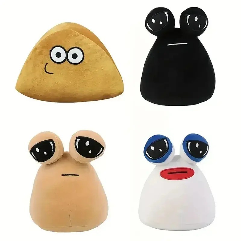 22cm My Pet Alien Pou Plush Toy Game Role Alien Pou Plush Doll Kawaii ...
