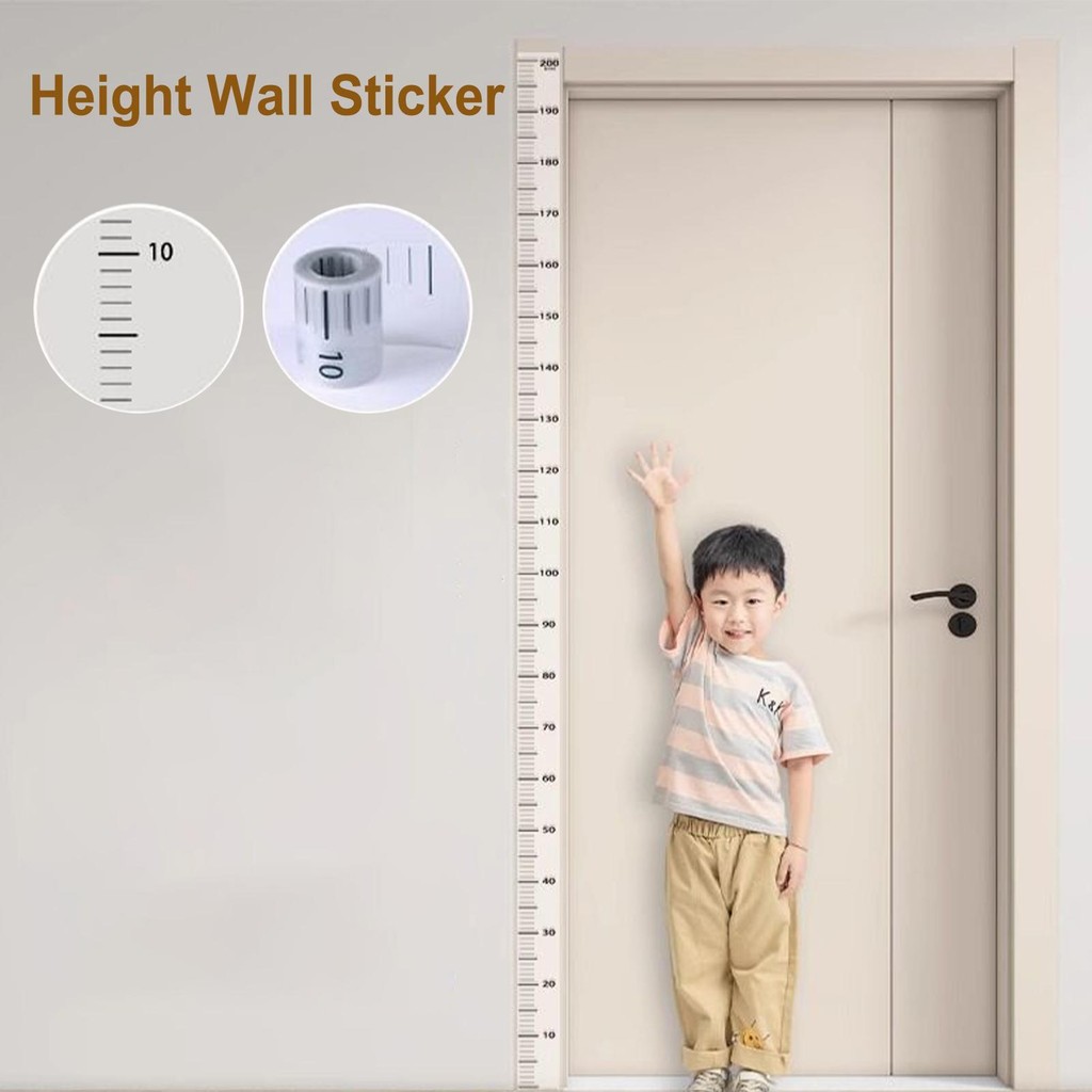 Growth Chart for Wall Measuring Height Measurement Adhesive 0-78.74 ...