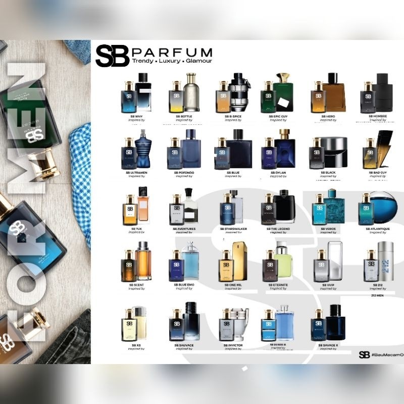 SB Parfum EDP For Men by SUGARBOMB 30ml Perfum Scent | Shopee Malaysia