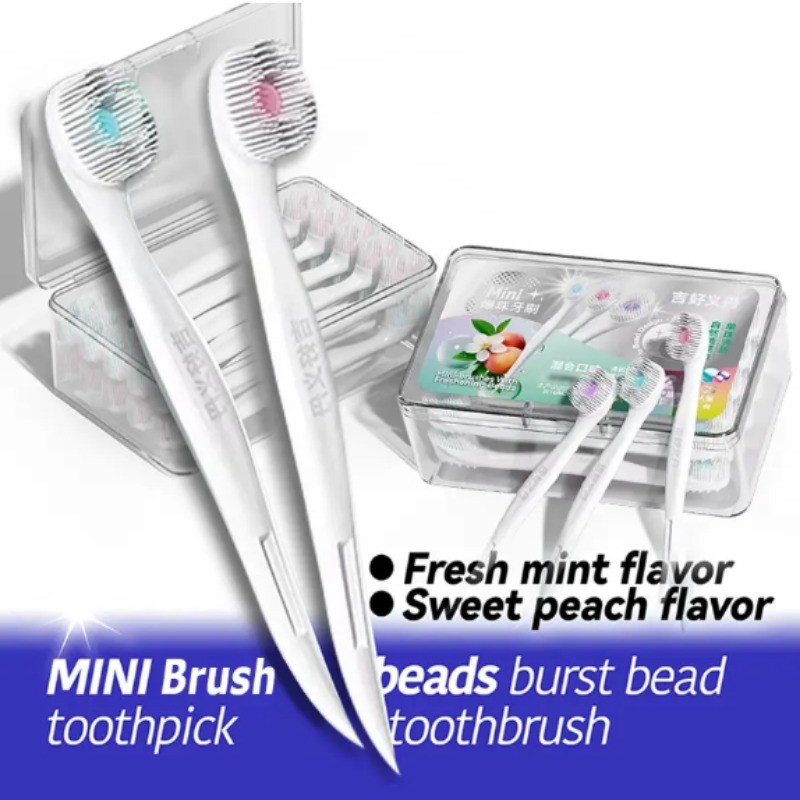 Portable Mini Brush Disposable Adult Cleaning Toothbrush Portable ...