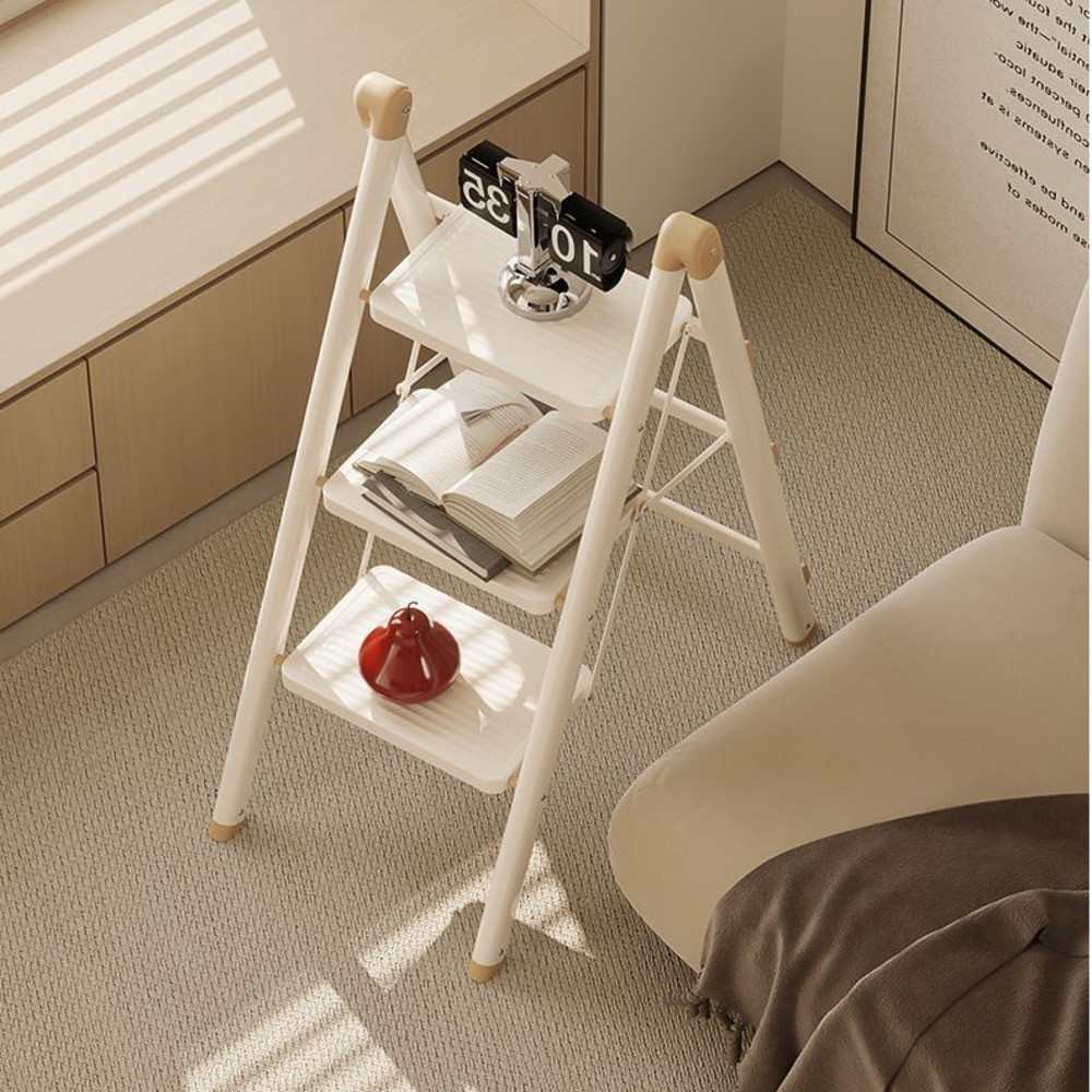 Ladder Folding Ladder 2/3 Step Stool Foldable Step Ladder Side Table ...