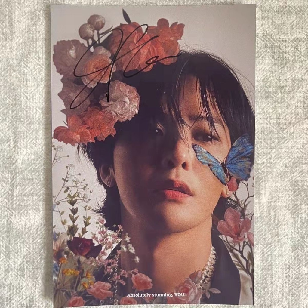Bigbang G dragon G dragon Autographed Promotional Photo 20cm Birthday ...