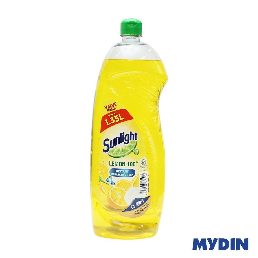 Sunlight Dishwash Liquid Lemon (1.35L) | Shopee Malaysia