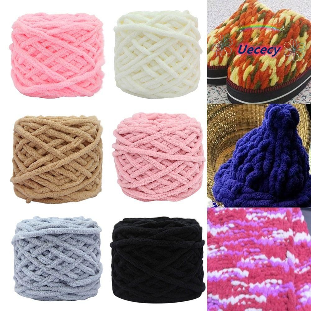 UECECY Acrylic Yarn, 100g Knitting Wool Crochet Yarn, DIY Soft Colorful ...
