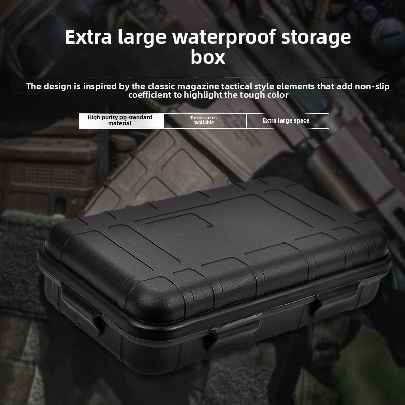 Edc Tool Outdoor Waterproof Box Survival Kit Box Shockproof Sealed Wild ...