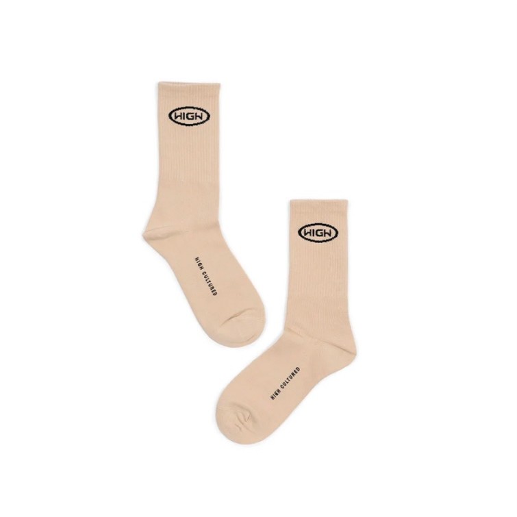 High Cultured 'HIGH' Logo Mid Cut Socks - 32 | Shopee Malaysia