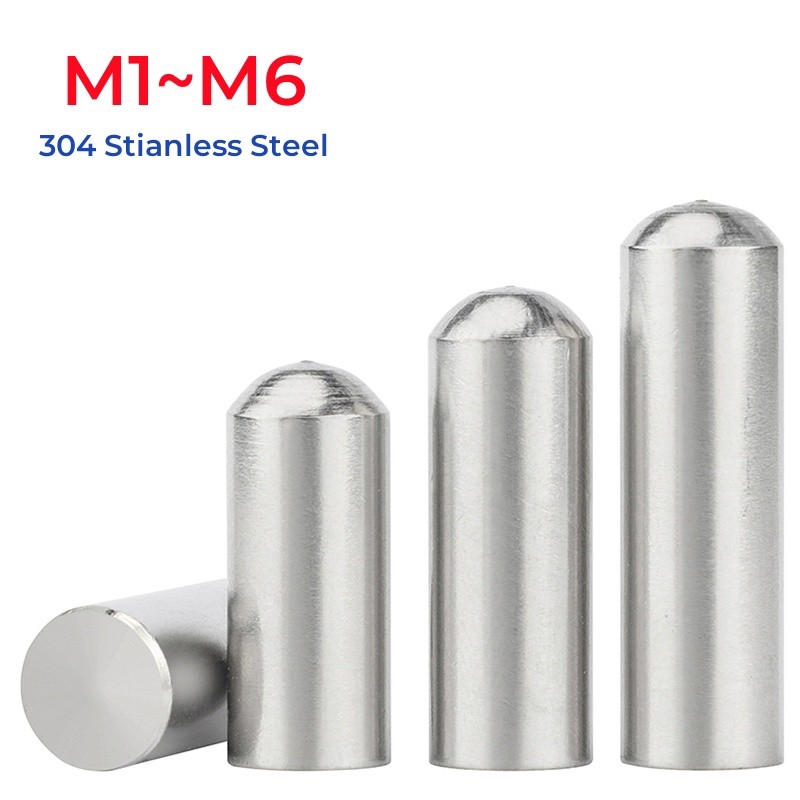 M1 M1.5 M2 M2.5 M3 M4 M5 M6 304 Stianless Steel Round Head Cylindrical ...