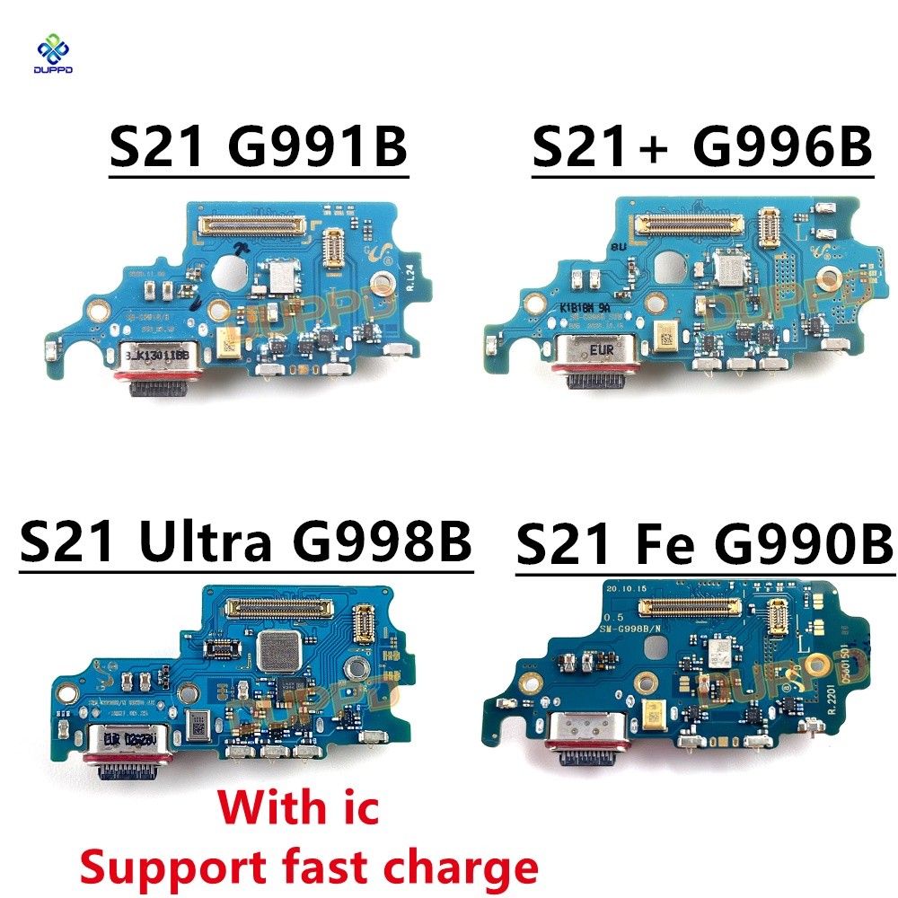 USB Charging Connector Board Port Dock Flex Cable For Samsung S21 G991B ...