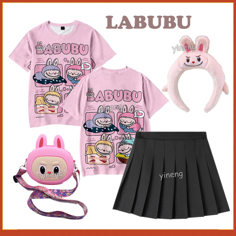 Cartoon Labubu Clothes for Kids Girl 5 6 7 8 9 10 11 12 Years Old ...