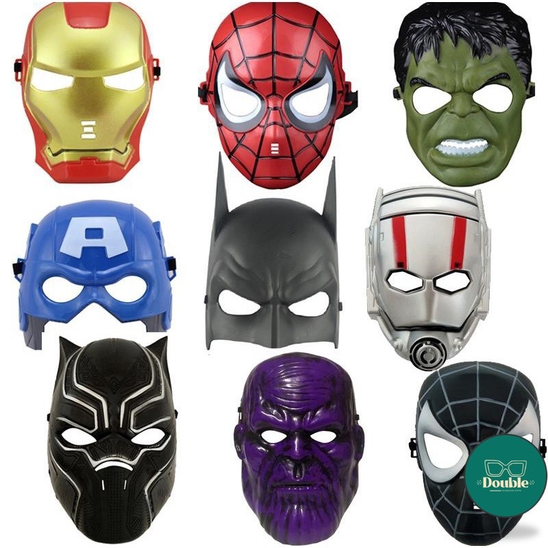 DG Child Cartoon Super Hero Mask Avenger Hulk Spiderman Iron man ...