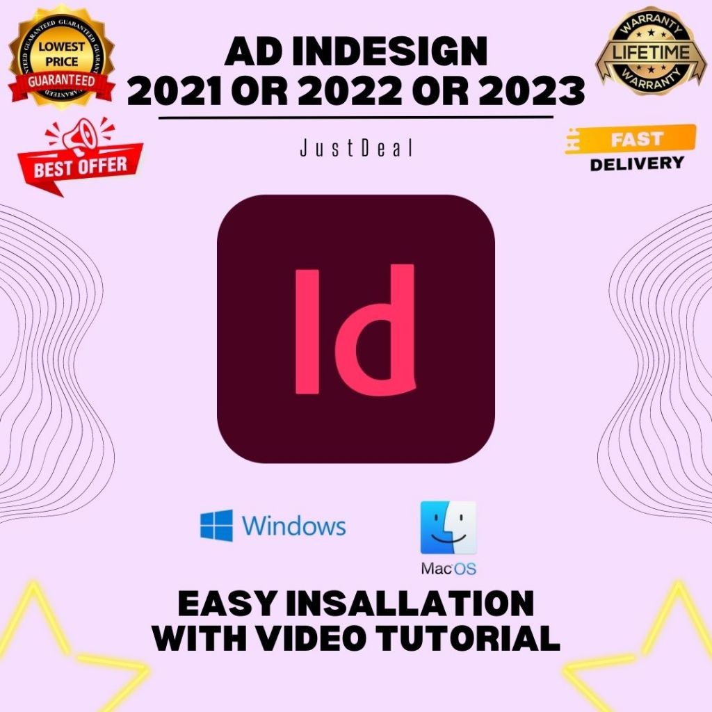 Latest Indesign Version 2022/2023/2024 | Shopee Malaysia