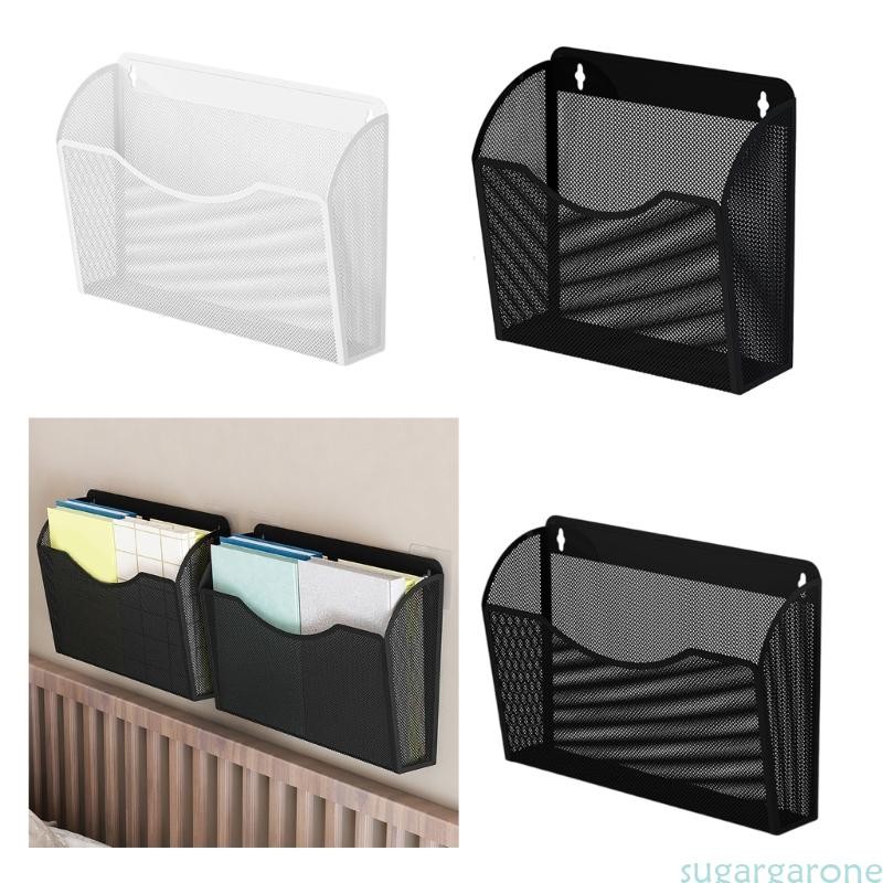 Sugar Wall Mounted File Holder Mesh Hanging File Holder Rack Wall File ...