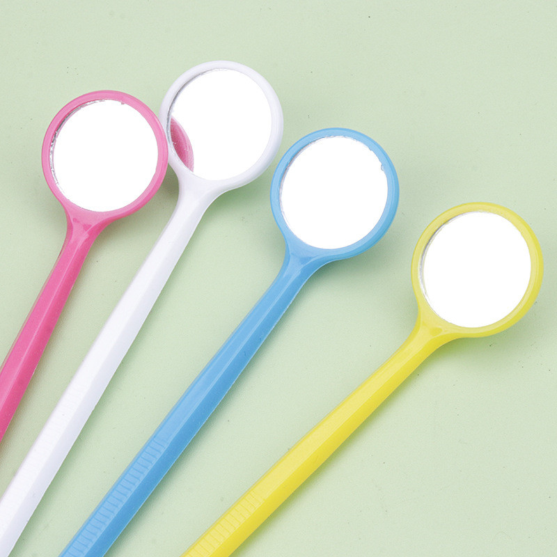 10 pcs dental tools disposable plastic oral mirror small and portable ...