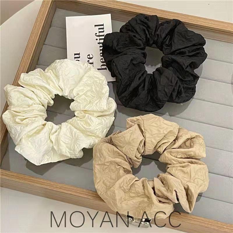 Simple Puff Pleated Hair Ring Large Intestine Ring | Shopee Malaysia