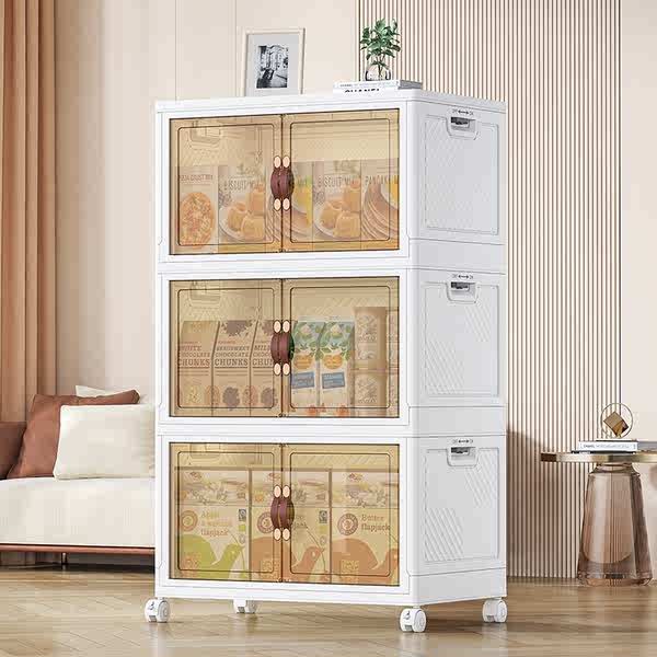 nordic rack almari dapur trolley rack Rak makanan ringan, rak simpanan ...