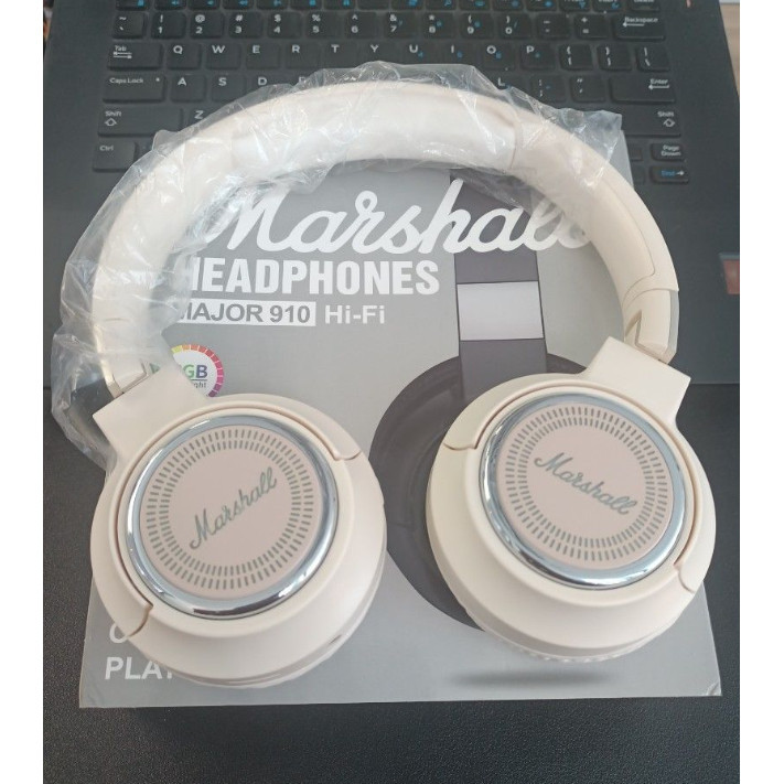 Marshall Major 910 With RGB iconic headphones with 80+ solid hours of ...