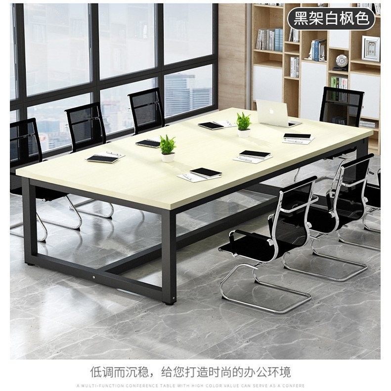 Simple Workbench Long Desk Conference Long Table Simple Modern Table ...
