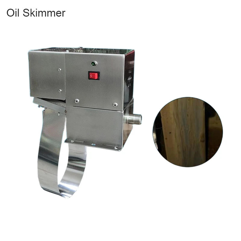 Oil-water Separator Steel Belt Type Oil Skimmer Industrial Oil Scraper Oil Slick Removal Machine ...