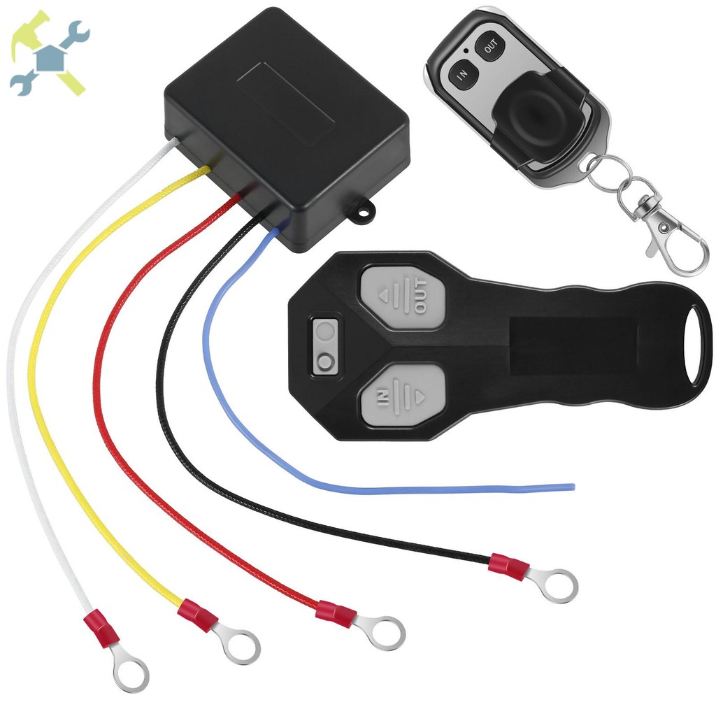 Wireless Winch Remote Control Kit 12V Universal Car Wireless Winch ...