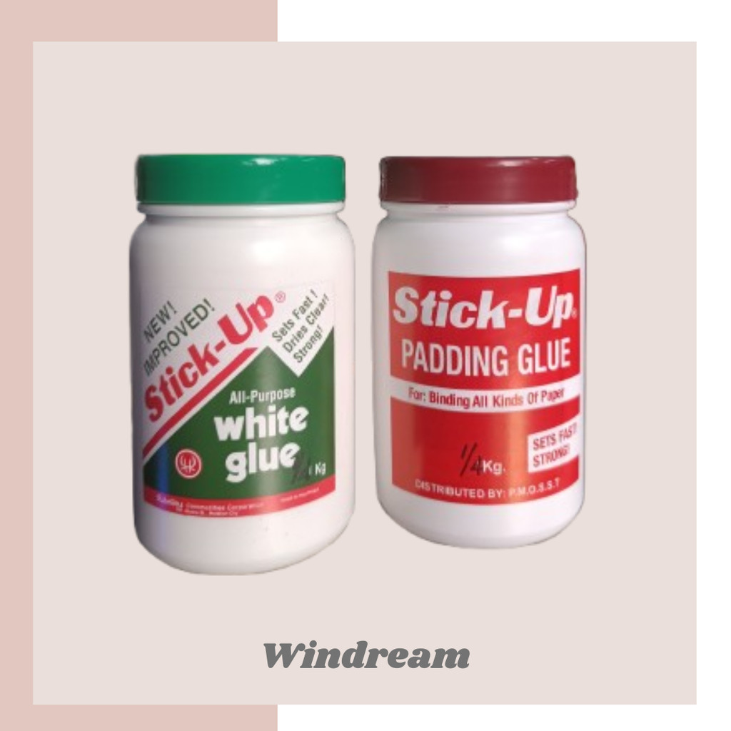 Stick Up Padding Glue White and Red 250grams | Shopee Malaysia