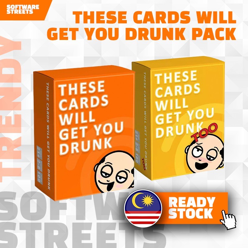 These Cards Will Get You Drunk - Fun Drinking Game Cards Board Game Drinking Party Cards UNO ...